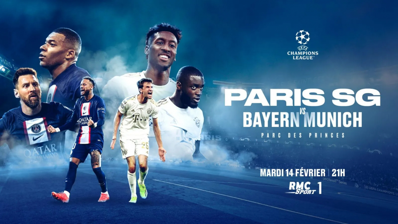 PSG – Bayern : L’affiche des 8es de C1 est sur RMC Sport ! - C1 - 8es ...