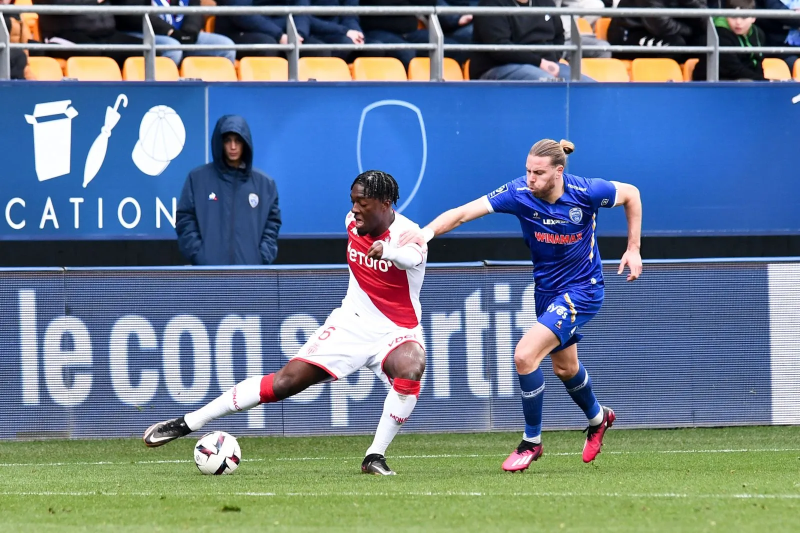 Monaco rejoint par l’ESTAC sur le fil - Ligue 1 - J26 - Troyes-AS Monaco (2-2) - 05 Mars 2023 ...