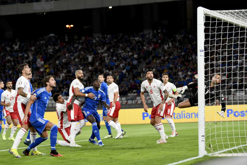 L’Italie plie Malte - Euro 2024 - Qualifications - Italie-Malte (4-0 ...