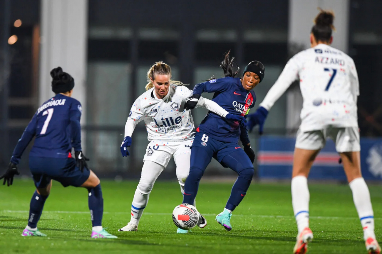 Pour la première au Campus, le PSG étrille le LOSC - D1 Arkema - J12 ...