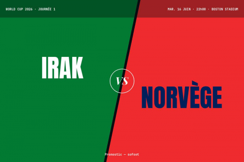 Pronostic Irak Norvège : analyse, cotes et prono Coupe du Monde 2026 ...