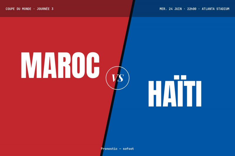 Pronostic Maroc Haïti : analyse, cotes et prono Coupe du monde 2026 ...